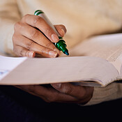 I'm underlining the most important parts | Buy Stock Photo on ...