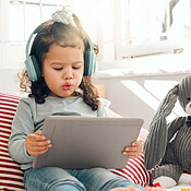 Too much screen time is bad for kids | Buy Stock Photo on PeopleImages ...