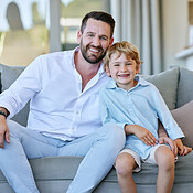 Chilling with his boy | Buy Stock Photo on PeopleImages, Picture And ...