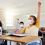Learning, education and classroom in covid pandemic with students ...
