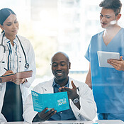 Diversity doctors, team and healthcare planning, collaboration and ...