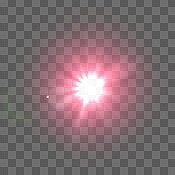 Pink digital lens flare or beam isolated on png or transparent ...