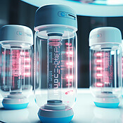 Capsule test tube research. Future alternative energy and medicine ...