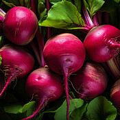 Healthy, natural and beetroot background in studio for farming, organic ...