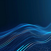 Abstract, digital and background waves. Wallpaper, futuristic and ...