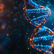 Genetic, DNA and experimental research. Studying genetic traits and DNA ...