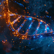 Genetic, DNA and experimental research. Studying genetic traits and DNA ...