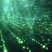 Network, connection and digital transformation for electronic database with bokeh effect ...