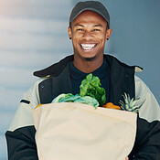 I told you we deliver anything and everything | Buy Stock Photo on ...