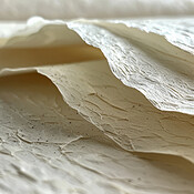 Creative, material and pile of handmade paper for conservation, eco ...