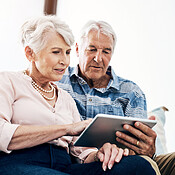 Getting acquainted with smart technology | Buy Stock Photo on ...