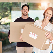These are the last boxes! | Buy Stock Photo on PeopleImages, Picture ...