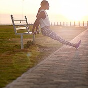 Keeping her body in great shape | Buy Stock Photo on PeopleImages ...