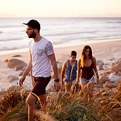 Returing to their camp site | Buy Stock Photo on PeopleImages, Picture ...