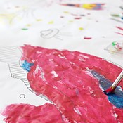 Creative, painting and fun school activity for kids in learning and ...