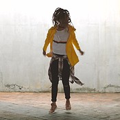 Black woman, hip hop urban dancer and performance with energy, excited ...