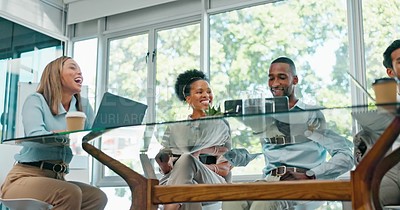 Business meeting, conference room and office teamwork of a project ...