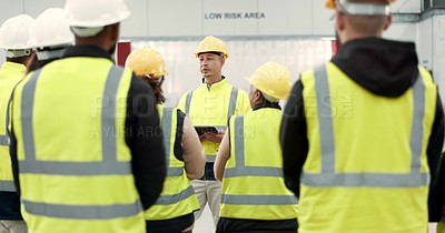 Engineering team, planning and teamwork at construction meeting ...