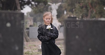 Graveyard, burial and tombstone in cemetery for death ceremony, funeral ...