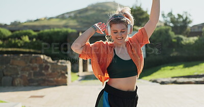 Women, dancing together and friends as gen z, energetic and dancer ...