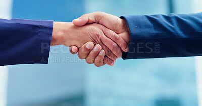 Shaking hands, business people and introduction outdoor, partnership ...