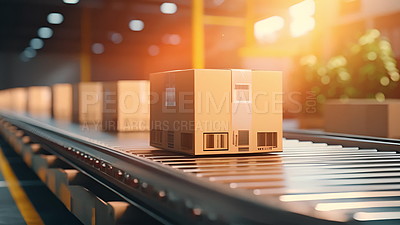 Logistics, delivery and box with bubble wrap on floor for ecommerce ...