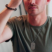 EFT tapping, calm and man with face reiki in home for trauma healing ...